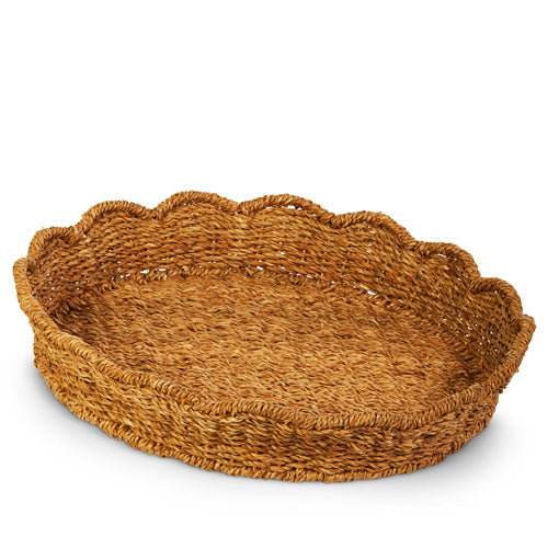18" Scallop Edge Tray – J.A. Whitney
