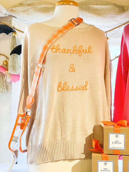 Thankful & Blessed Sweater – J.A. Whitney