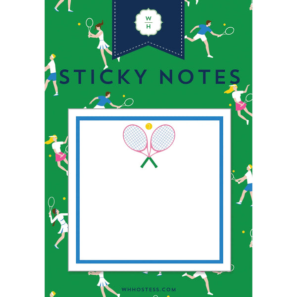 3"X3" Tennis Club Sticky Notes – J.A. Whitney
